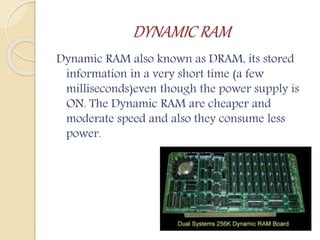 Memory / Storage Devices | PPTX
