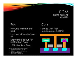 Fast Computer Memory: history, uses, comparison | PDF | Data Storage ...
