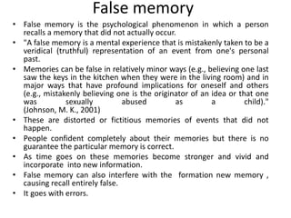 Memory | PPT