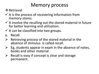 Memory | PPT