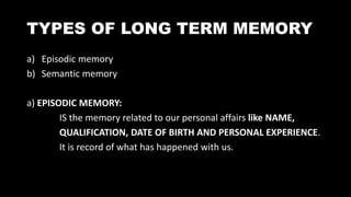 Memory | PPT | Free Download