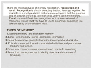 Memory | PPT