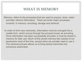 Memory | PPT