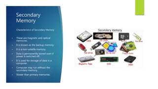 Complete Computer Memory Information | PPT