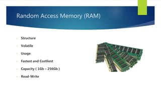 Complete Computer Memory Information | PPT