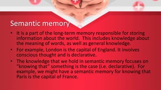Memory and its types | PPTX