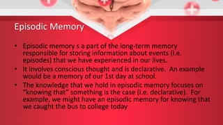 Memory and its types | PPTX | Data Storage and Warehousing | Computing