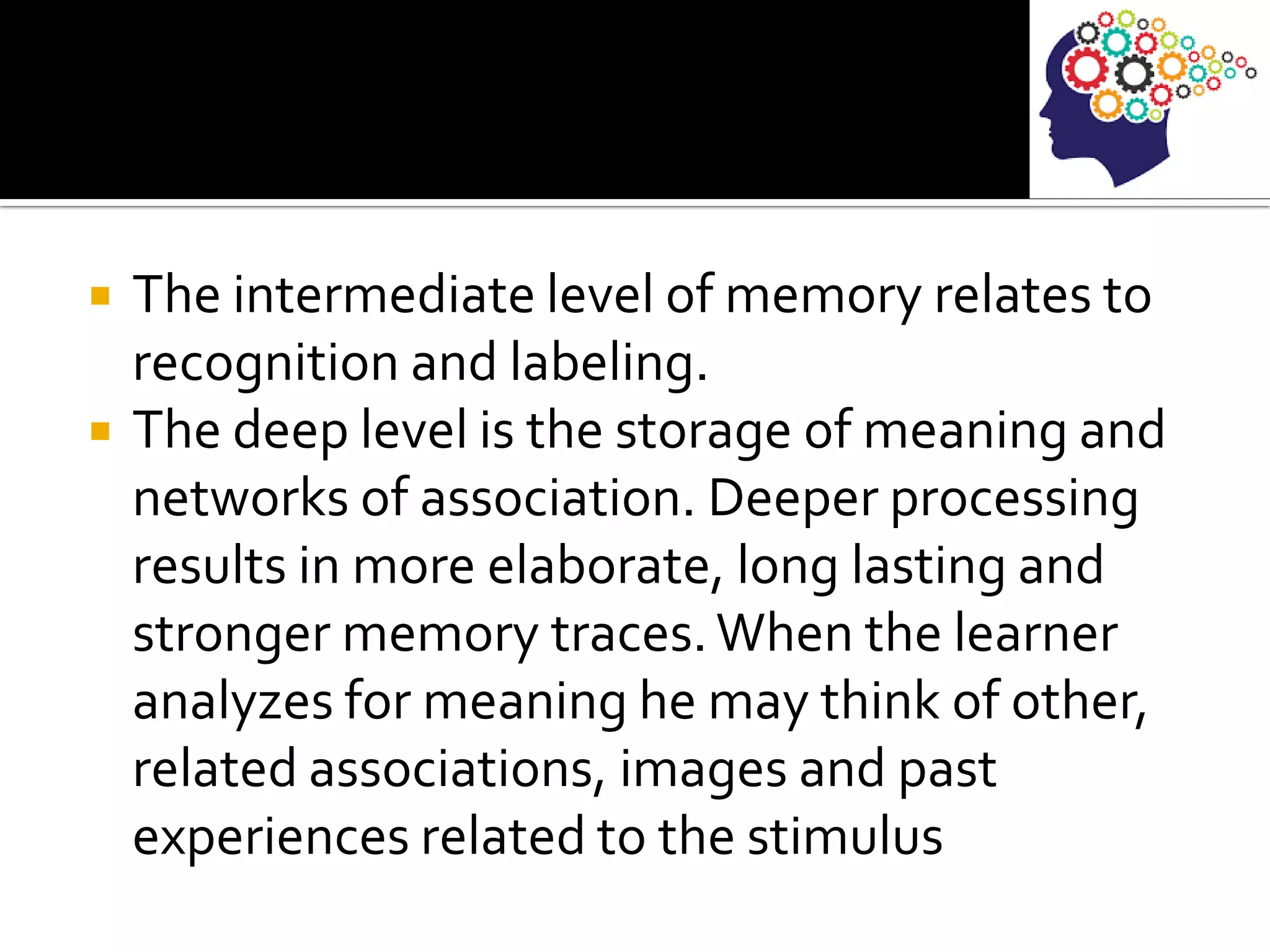 Unit 3 Cognitive process / Memory | PDF