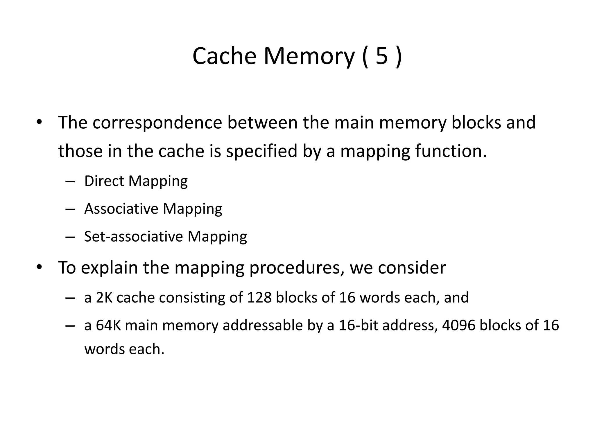 Memory (Computer Organization) | PDF