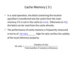 Memory (Computer Organization) | PDF