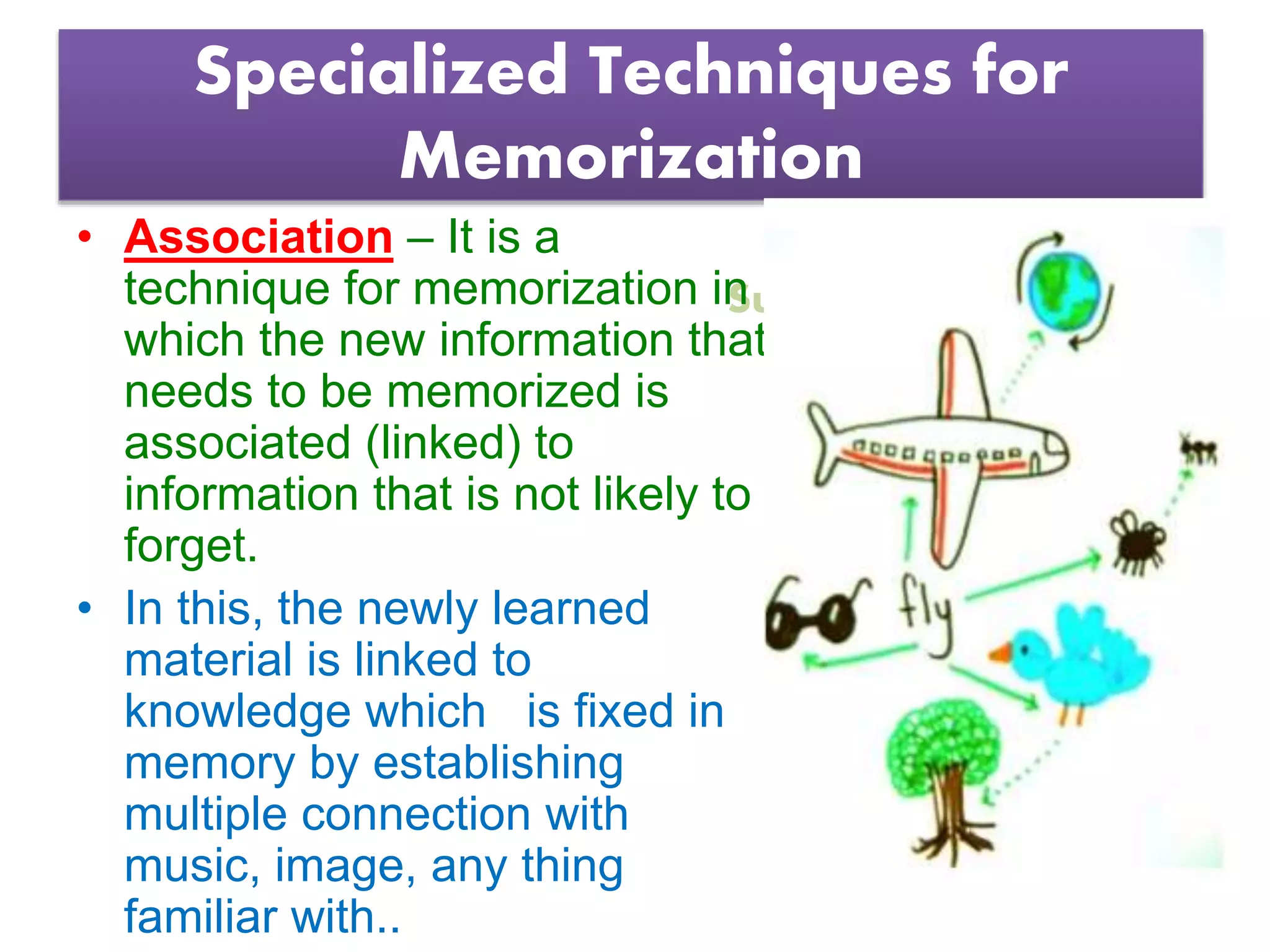 Memory - Definition-Types of Memory - factors influencing memory and Strategies for improving ...