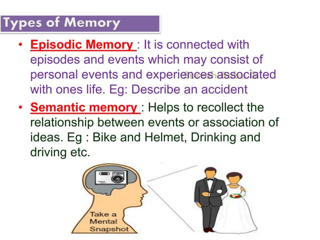 Memory Definition Types Of Memory Factors Influencing Memory And