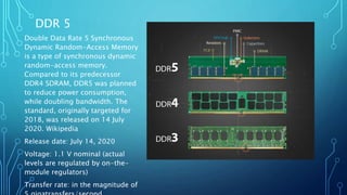 memory.pptx | Data Storage and Warehousing | Computing