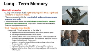 Memory in Intro to Psychology Powerpoint | PPT