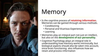 Memory in Intro to Psychology Powerpoint | PPT