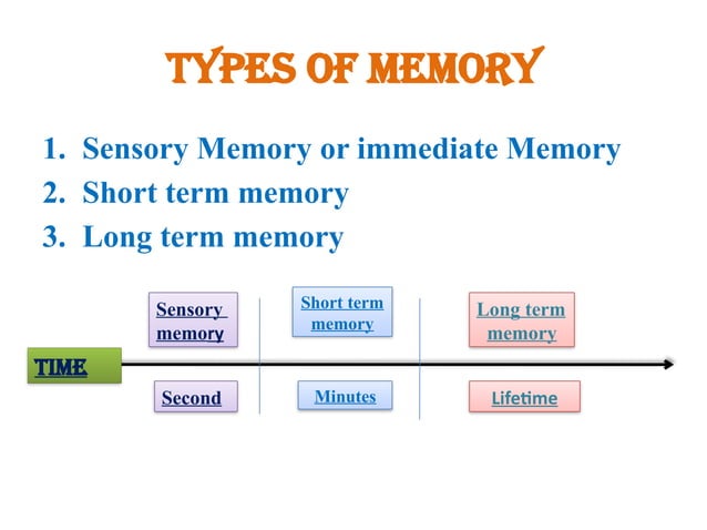 I INCLUDED THIS TOPIC INTRODUCTION MEMORY, DEFINITION OF MEMORY, TYPES ...
