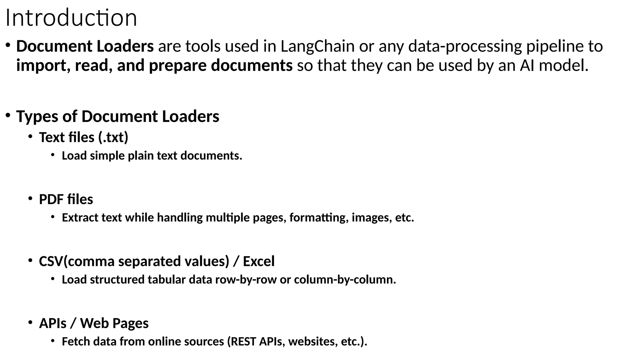 Document loader in python for beginners.pptx