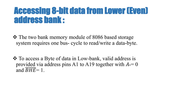 Memory banking-of-8086-final | PPTX