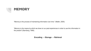 Memory - Cognitive Psychology .pptx