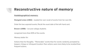 Memory - Cognitive Psychology .pptx