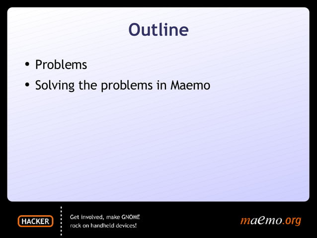 Memory Efficient Gnome Architecture Ppt