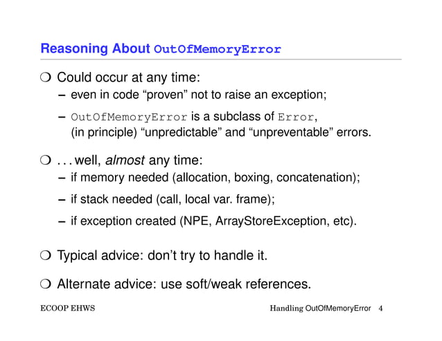 Memory error-talk | PPT