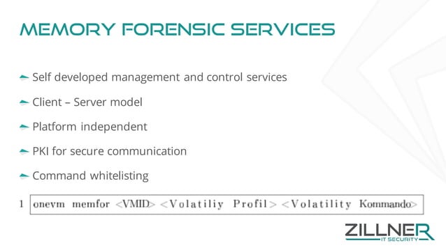 Memory forensics using VMI for cloud computing | PPT