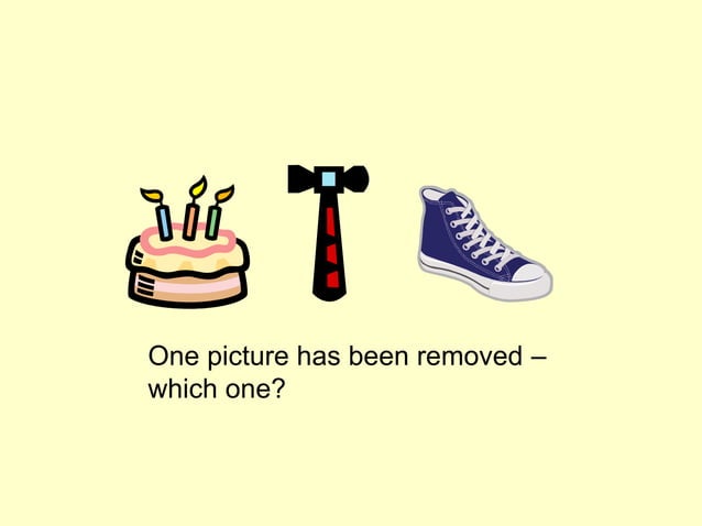 Missing Object Memory Game -4-5 | PPT