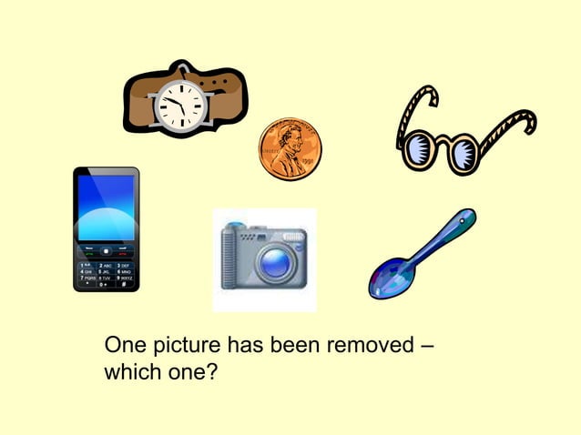 Missing Object Meory Game -6-7 | PPT