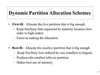 memory-management-early-systems in BS INFORMATION TECHNOLOGY | PPTX