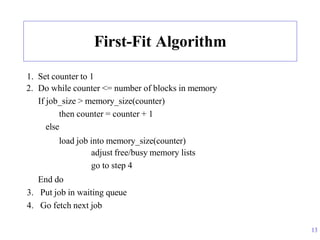 memory-management-early-systems in BS INFORMATION TECHNOLOGY | PPTX