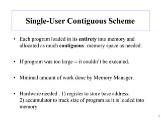memory-management-early-systems in BS INFORMATION TECHNOLOGY | PPTX