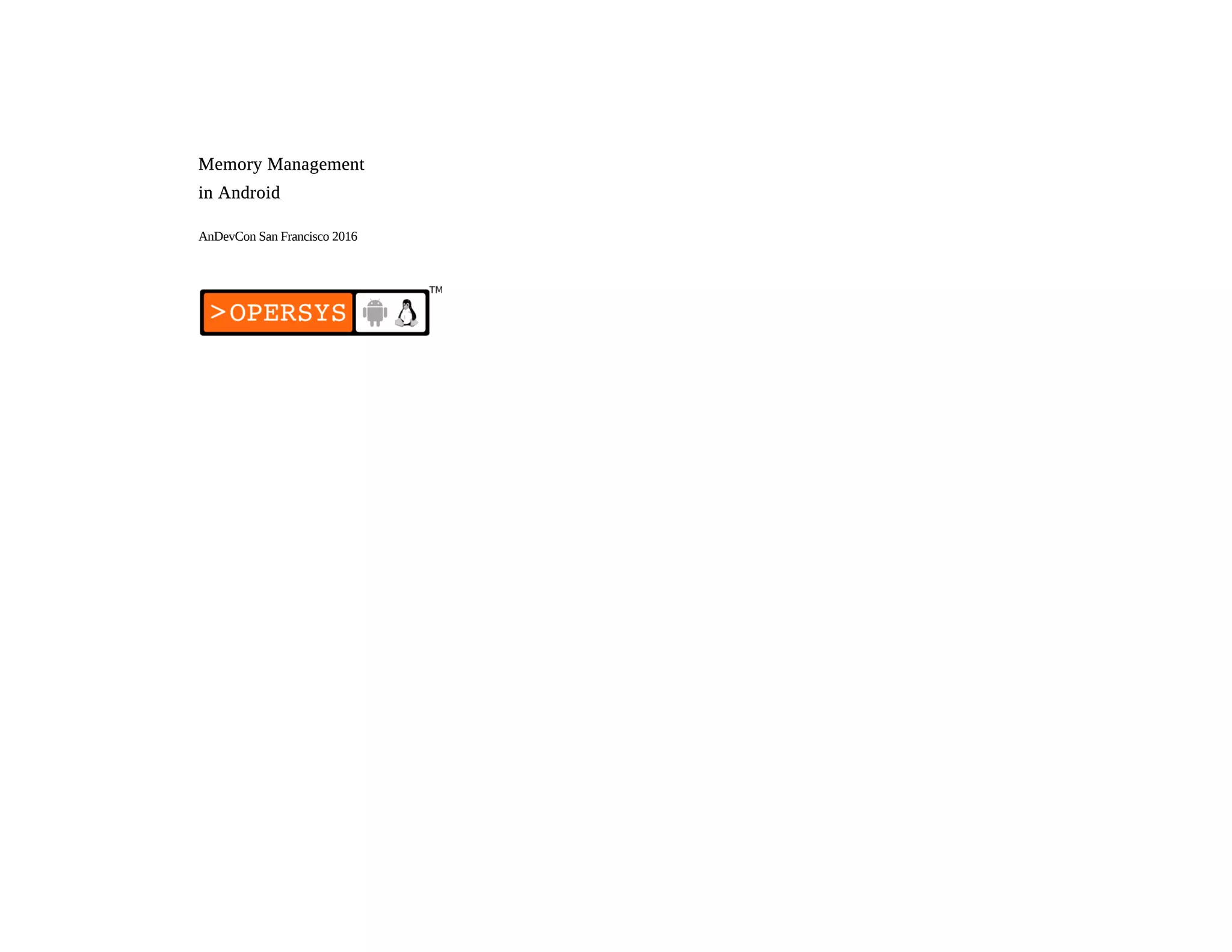 Memory Management in Android | PDF