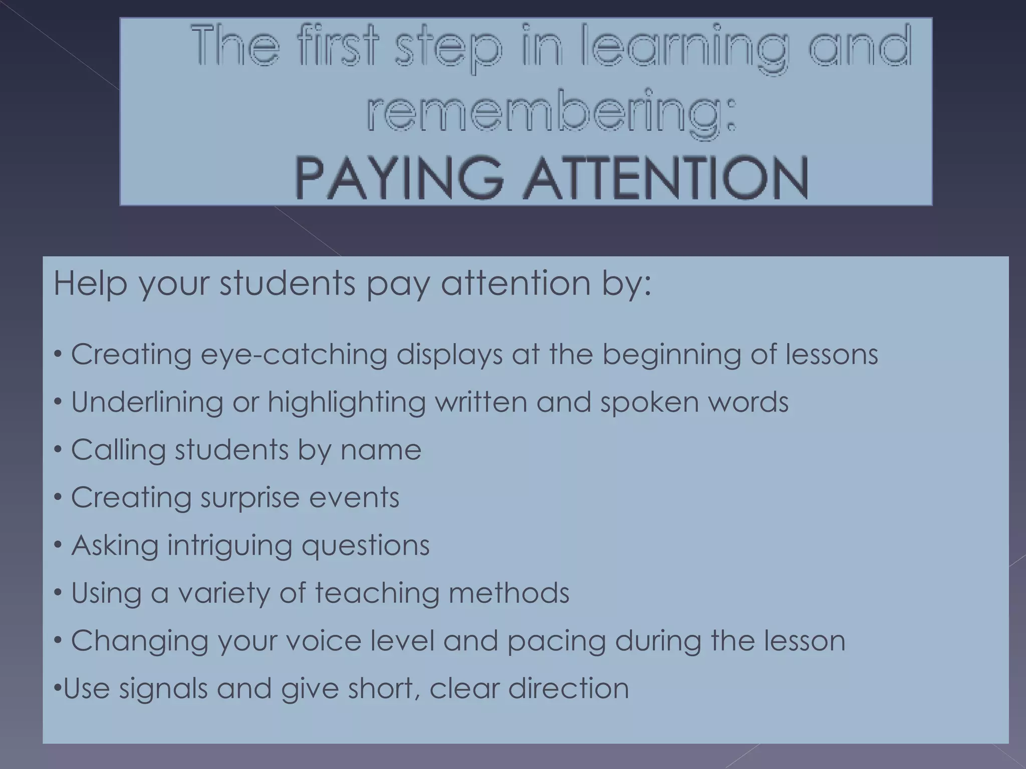 Memory Presentation | PPT
