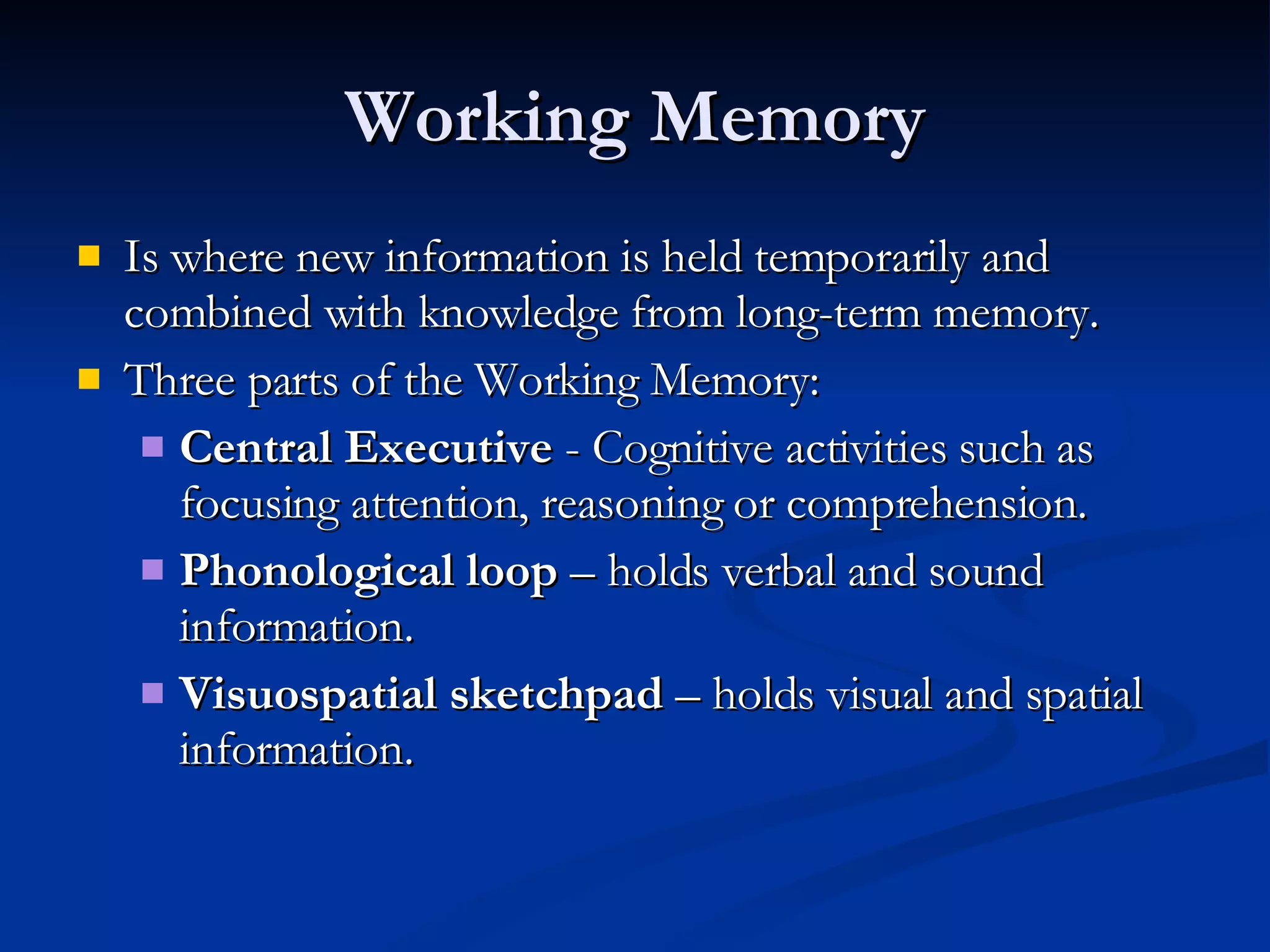 Memory Presentation | PPT