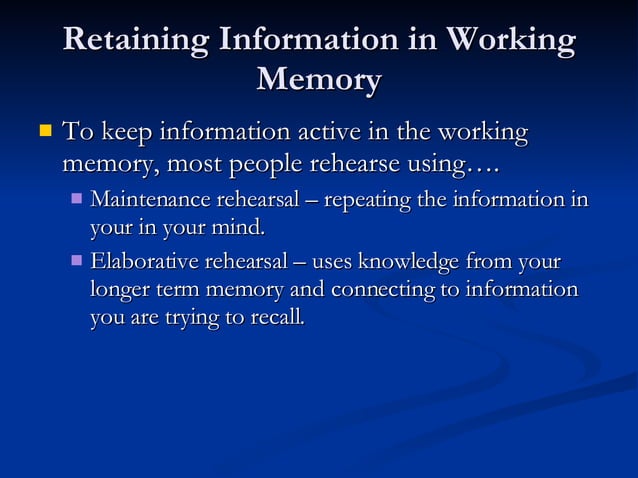 Memory Presentation | PPT
