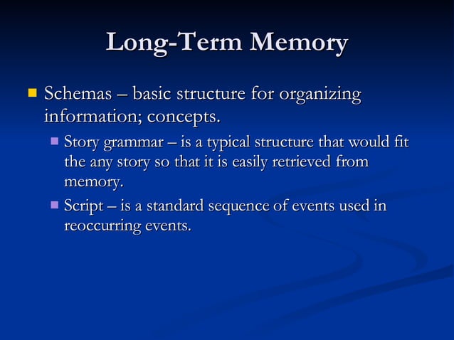 Memory Presentation | PPT