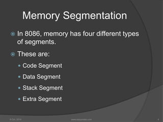 Memory segmentation-of-8086 | PDF