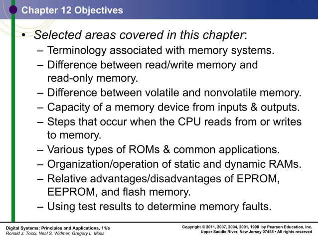 Memory Devices.ppt | Data Storage and Warehousing | Computing