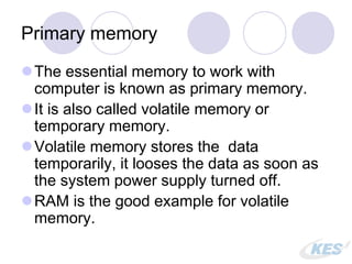 Memory | PPT