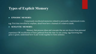 Memory | PPT