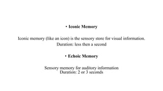 Memory (psychology) | PPT