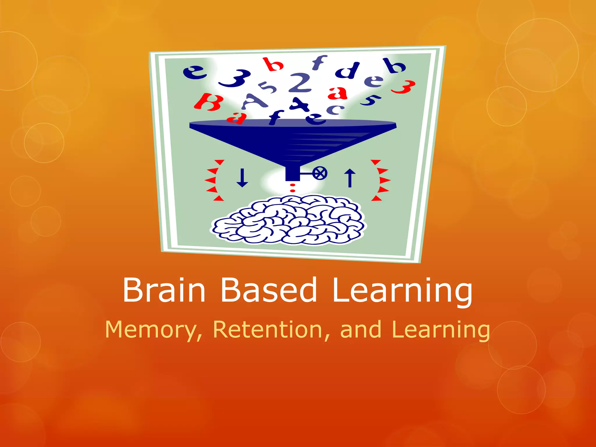 Memory, Retention and Learning | PPTX