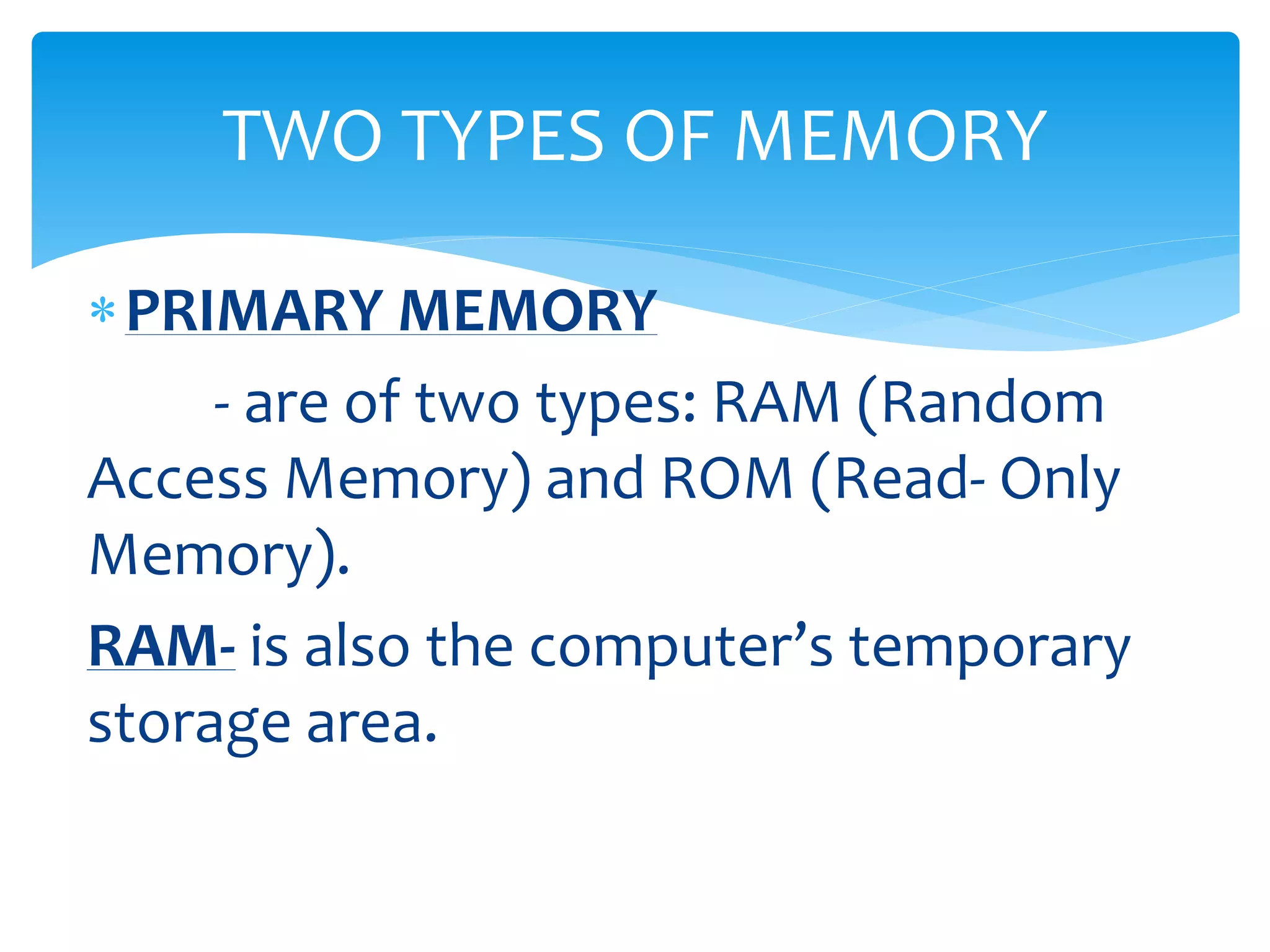 Memory Grade 4 | PPTX