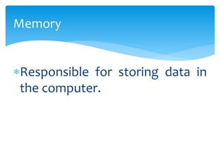 Memory Grade 4 | PPTX