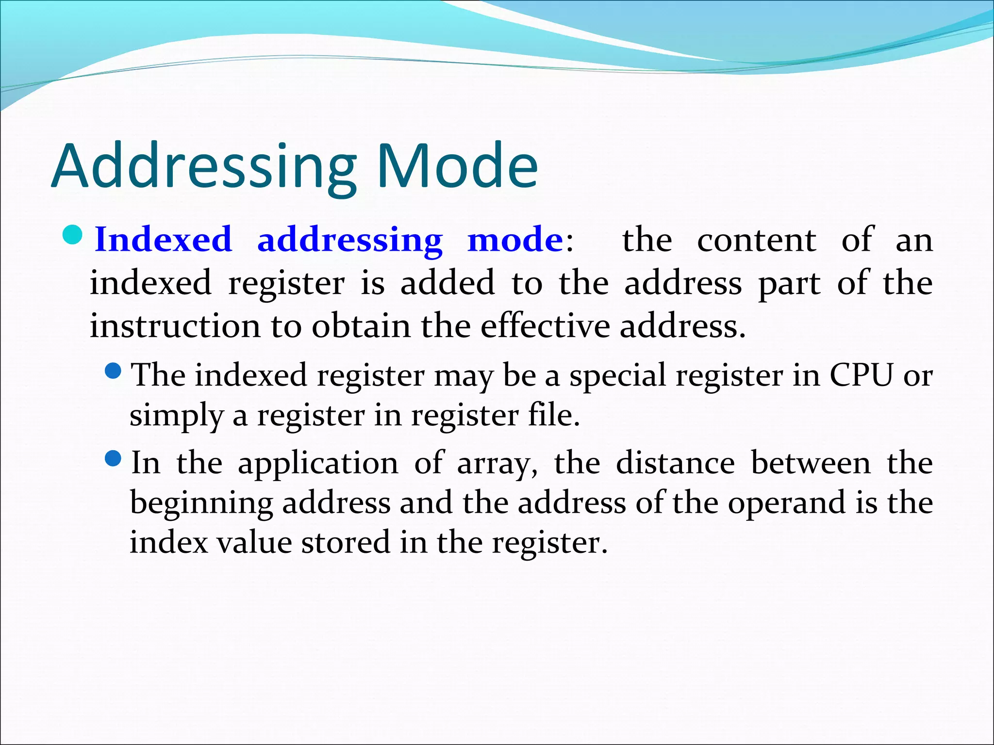 Memory Addressing | PPT