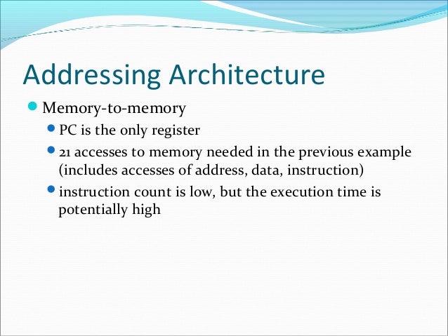 Memory Addressing