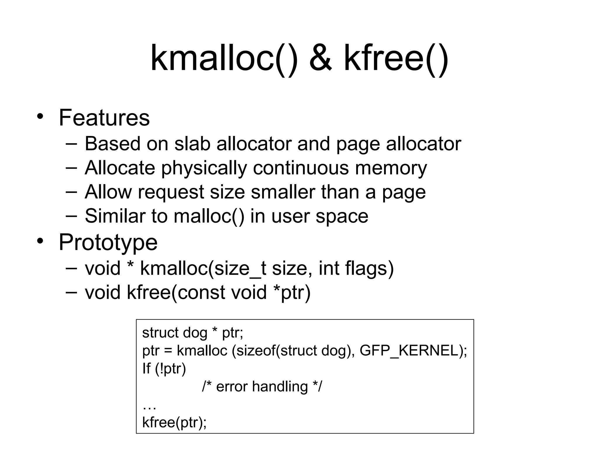 Linux kernel memory allocators | PPT