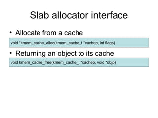 Linux kernel memory allocators | PPT
