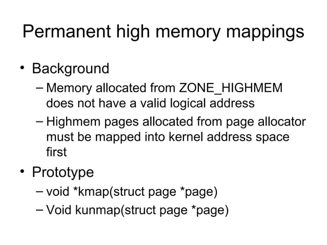Linux Kernel Memory Allocators Ppt